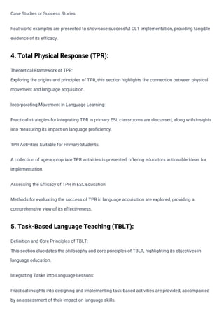 Language Acquisition ESL Primary Students | PDF