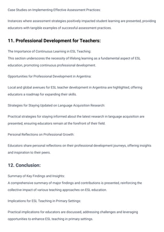 Language Acquisition ESL Primary Students | DOCX