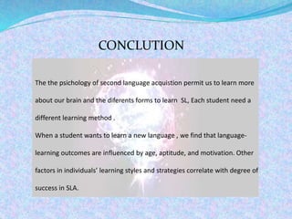 Language acquisition activity 1.3 | PPT