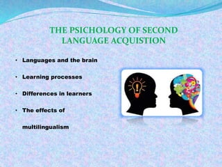 Language acquisition activity 1.3 | PPT