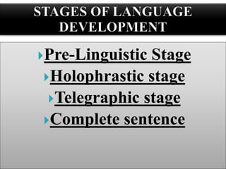 Language acquisition and development | PPTX
