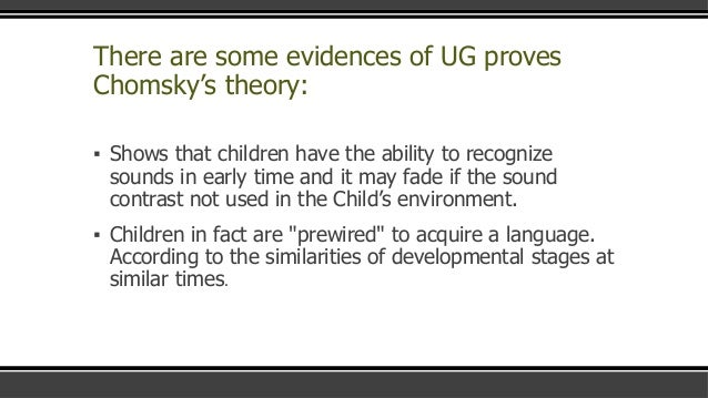 Language Acquisition Device Lad Universal Grammar Ug