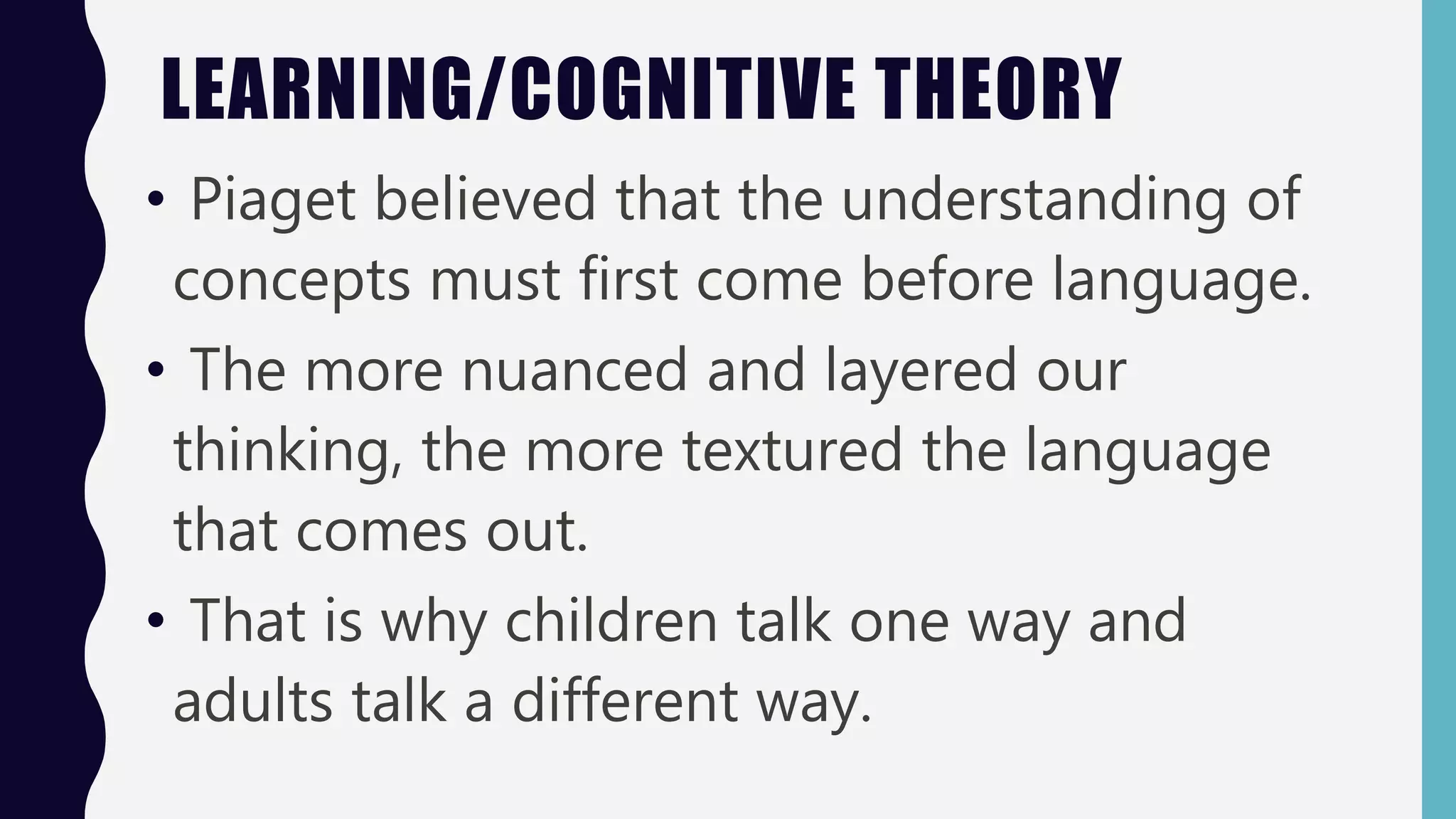 The Theories of Language Acquisition | PPTX