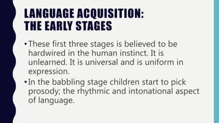 The Theories of Language Acquisition | PPTX
