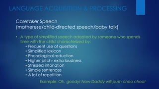 Language acquisition &language processing | PPTX | Parenting Babies and ...