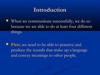 Language acquistion theories | PPT