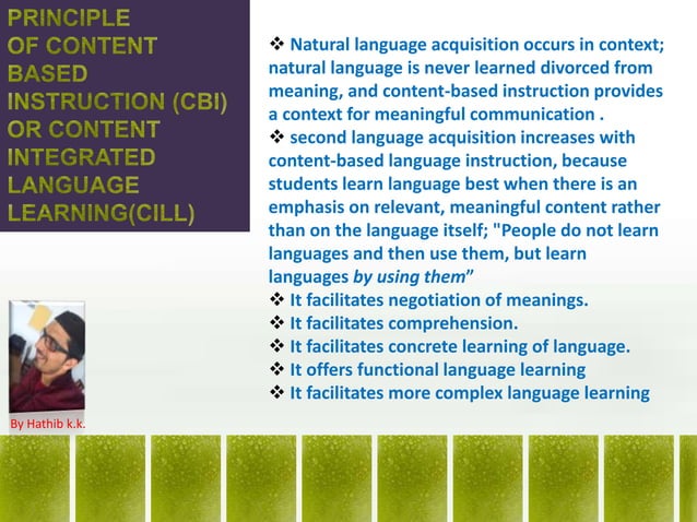 Language across curriculum: Meaning, definition and principles. Language across curriculum: Meaning, definition and principles.