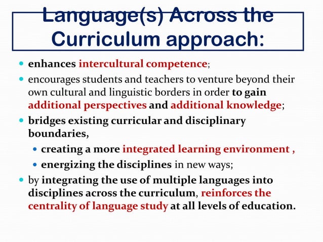 Language Across Curriculum_LAC. Basic concept | PPT