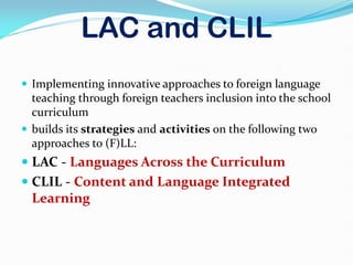 Language Across Curriculum_LAC. Basic concept | PDF