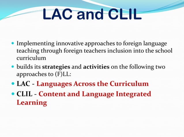 Language Across Curriculum_LAC. Basic concept | PPT