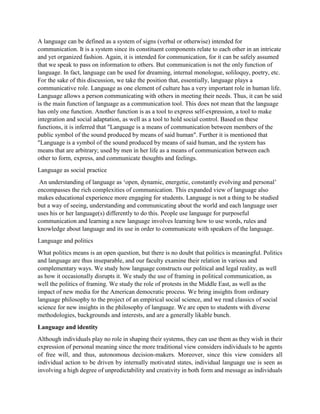 Language across the curriculum | PDF