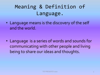 LANGUAGE ACROSS THE CURRICULUM | PPTX