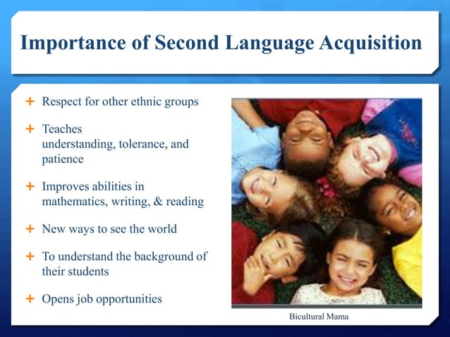Language adquisition 1 | PPTX | Education