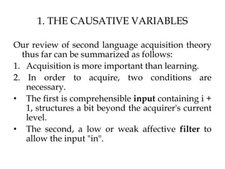 Language adquisition 2 | PPT