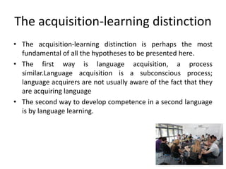 Language adquisition 2 | PPT