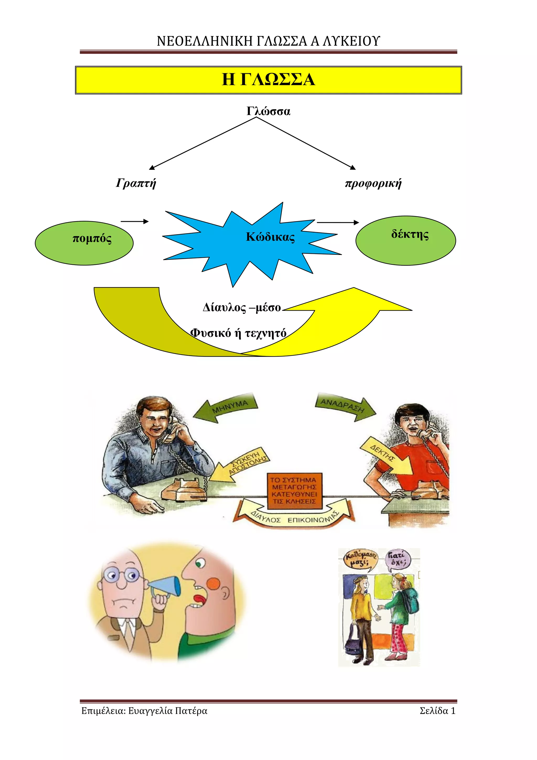 Language A Lykeioy | PDF