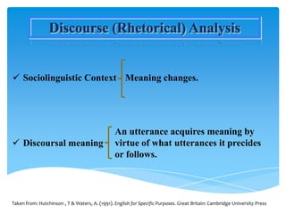 Language analysis 2 | PPTX