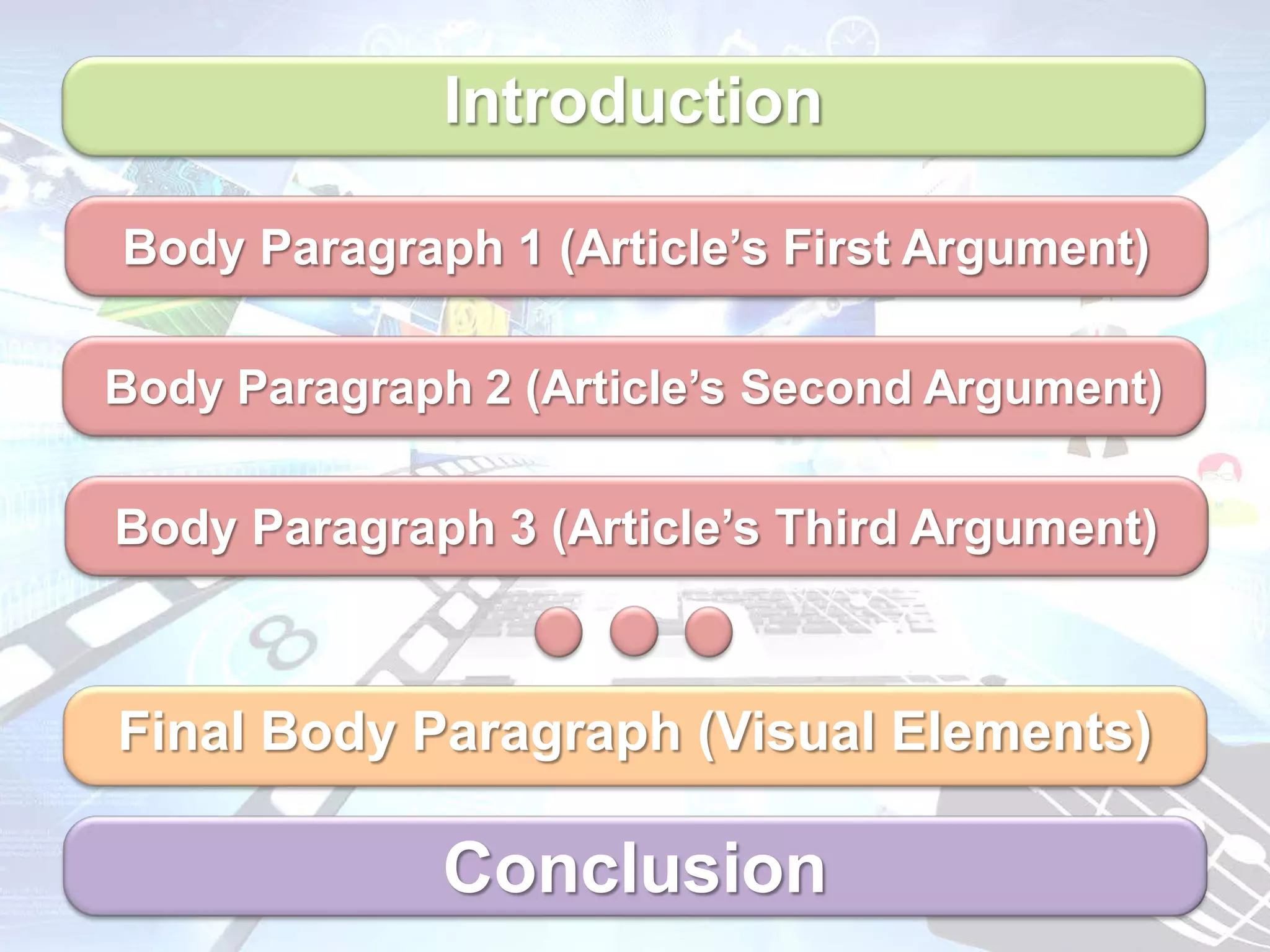 Structure of a Language Analysis Essay | PDF