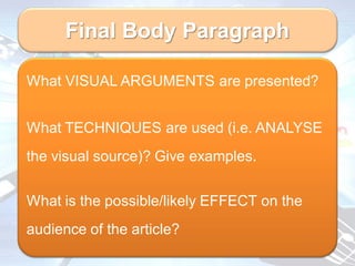 Structure of a Language Analysis Essay | PDF