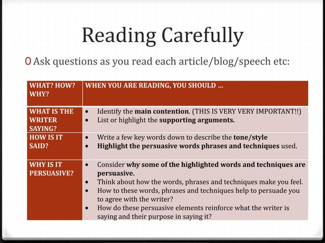 Language analysis essay writing | PPTX