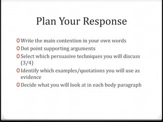 Language analysis essay writing | PPTX