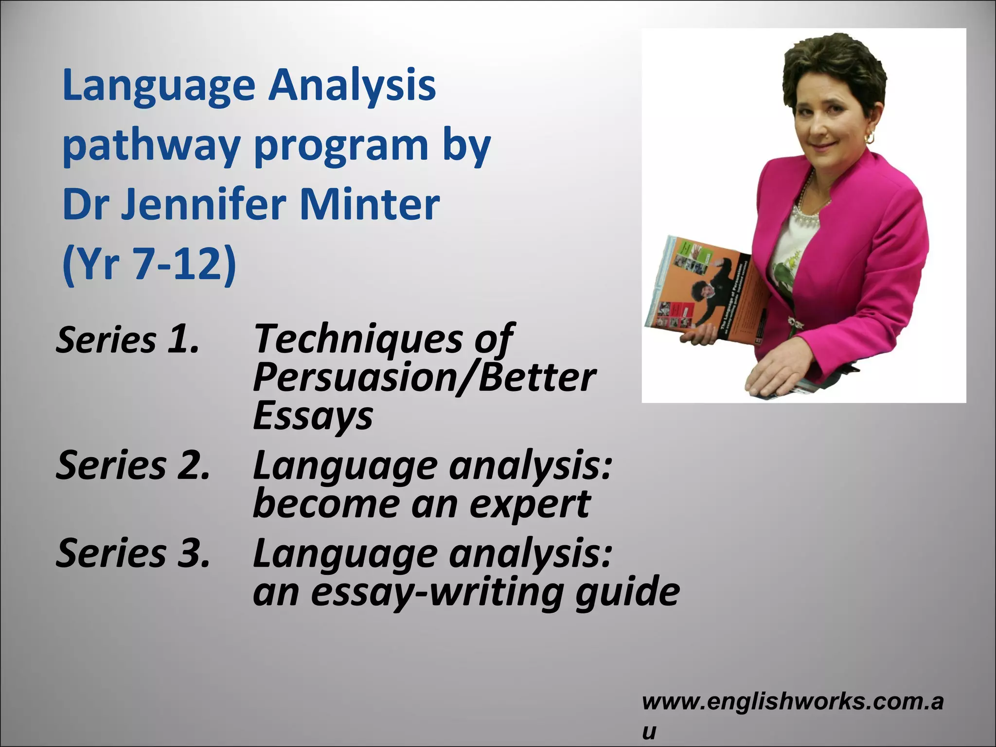 Language analysis scoping overview | PPT