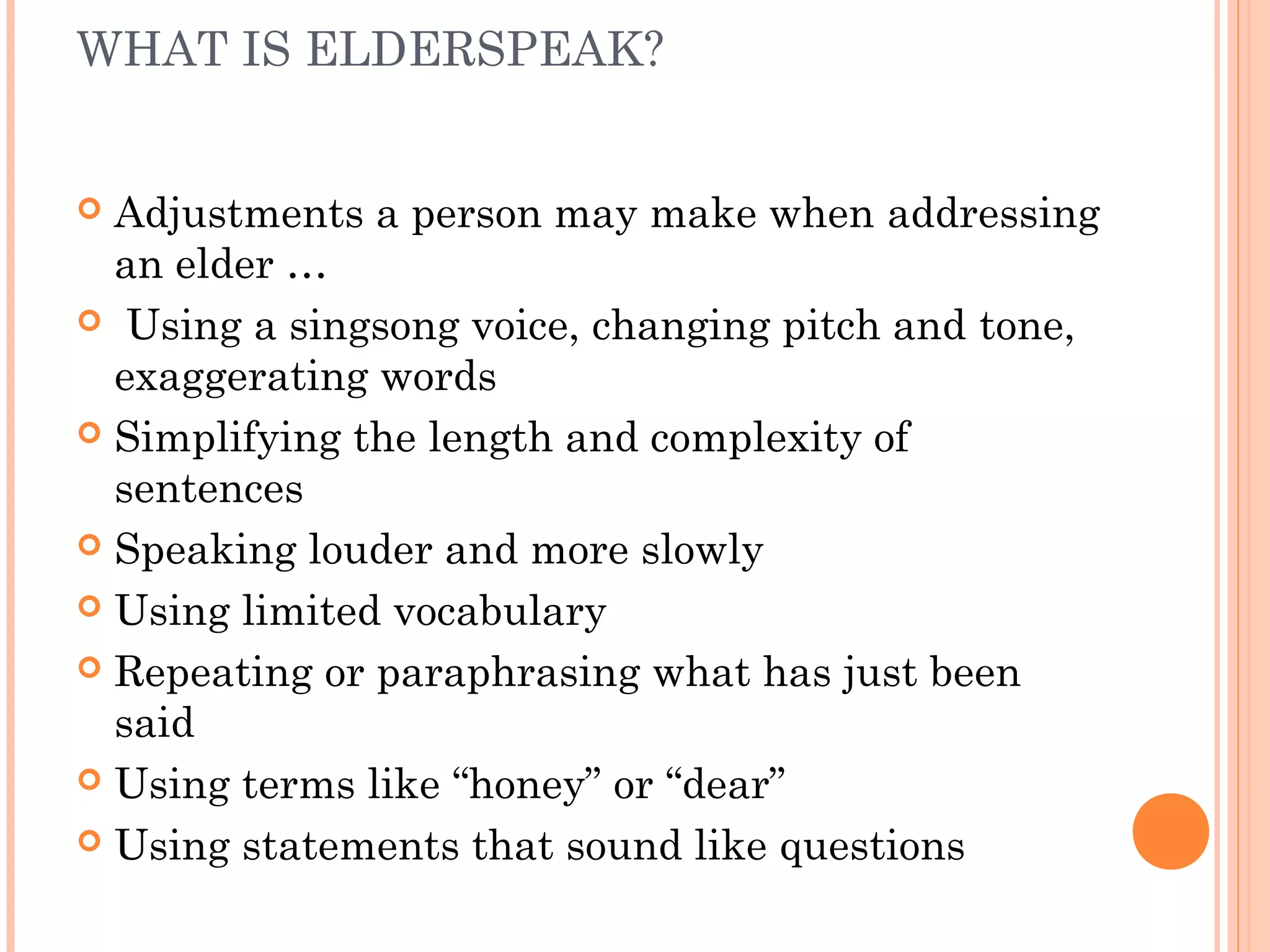 Language and age | PPT