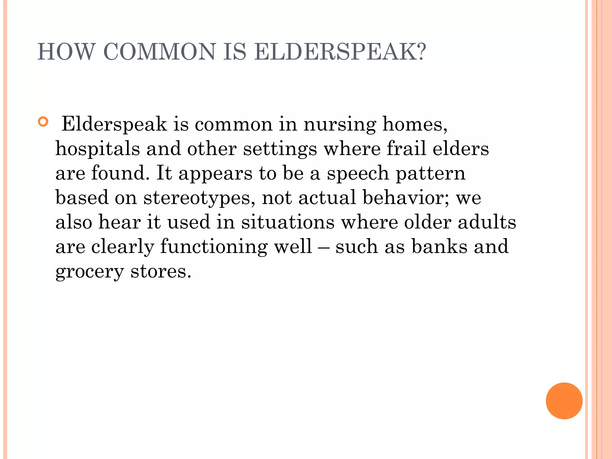 Language and age | PPT