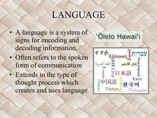 Language and communication | PPT