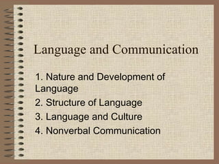 Language and communication | PPT
