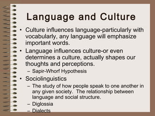 Language and communication | PPT