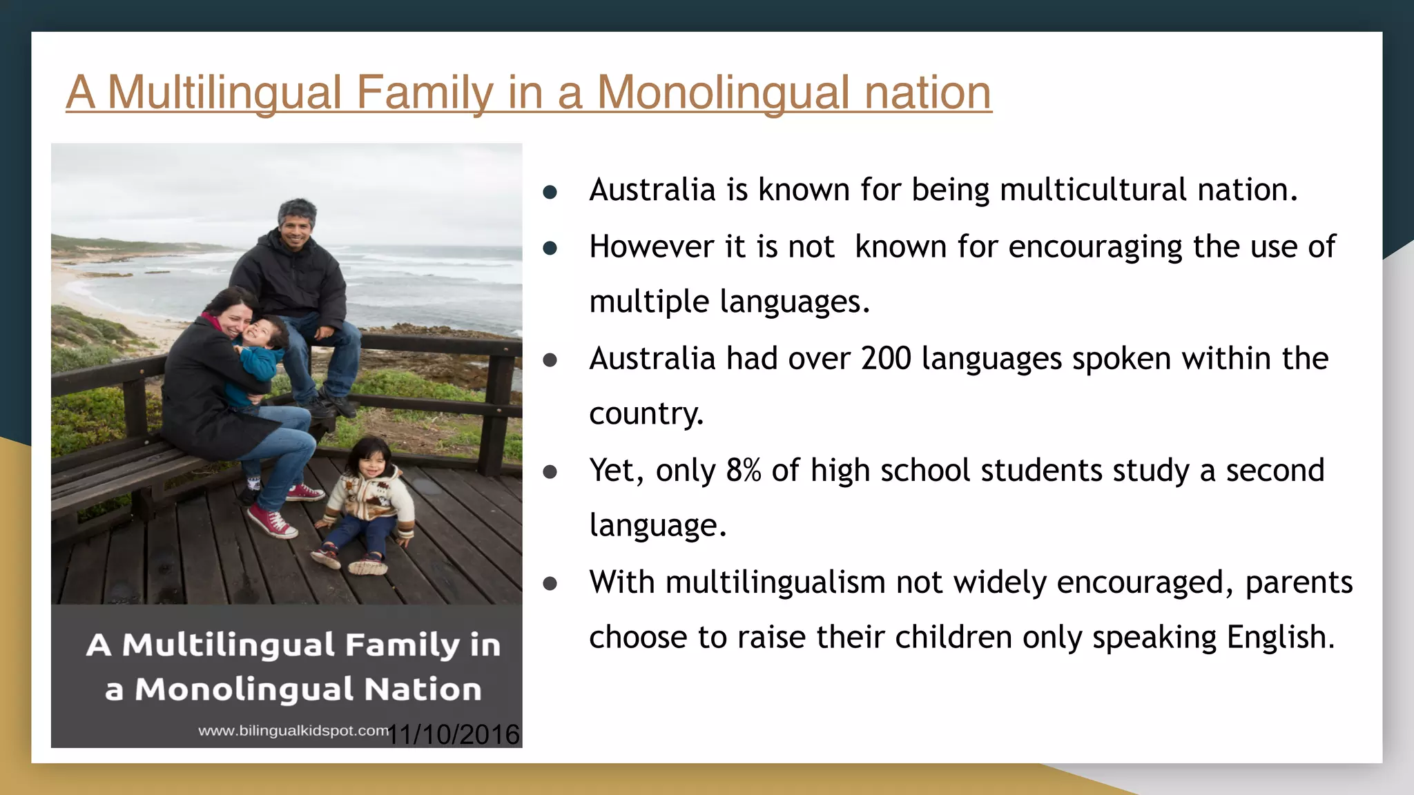 The importance of learning another language. | PDF