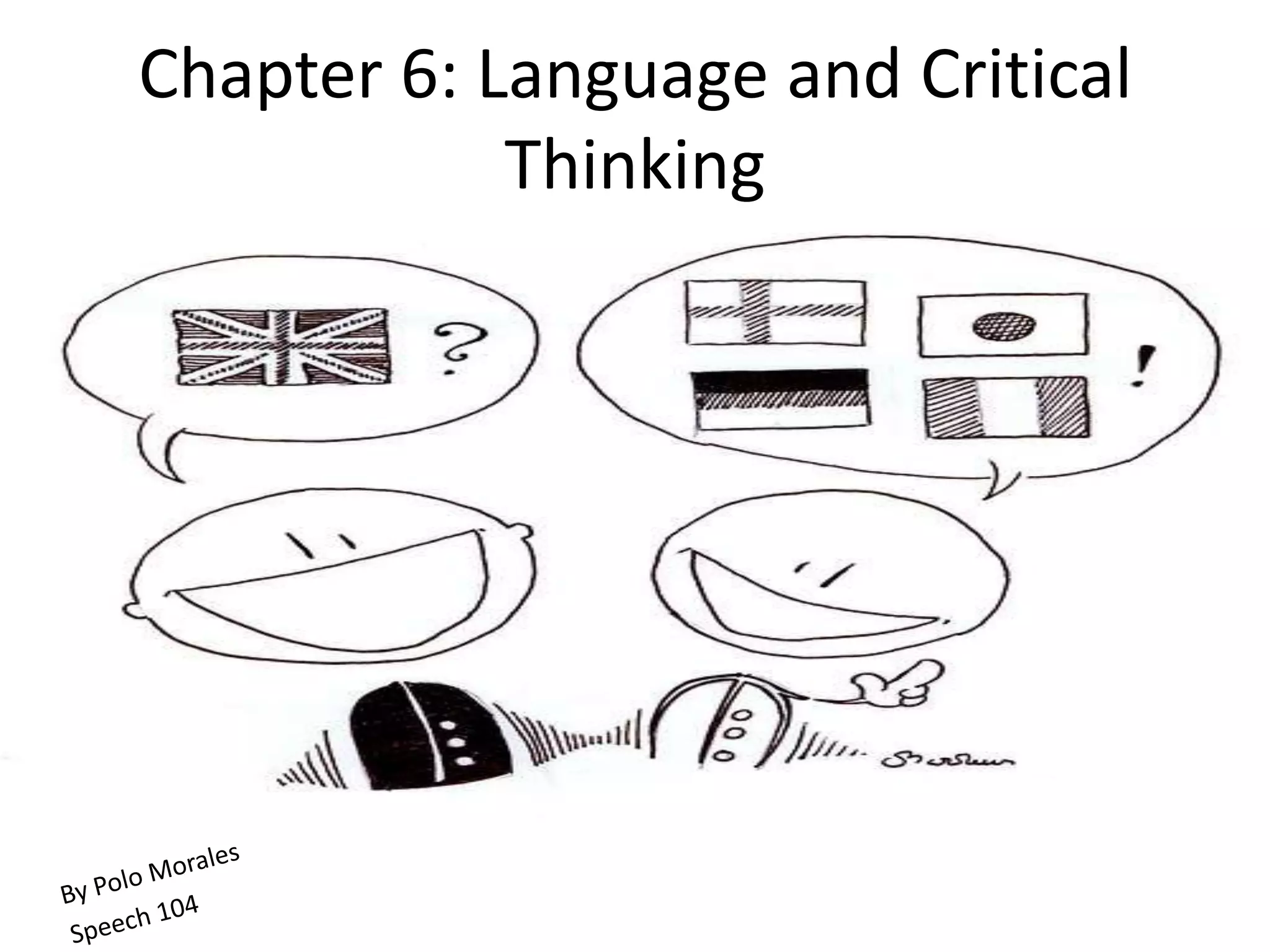 Language And Critical Thinking | PPTX