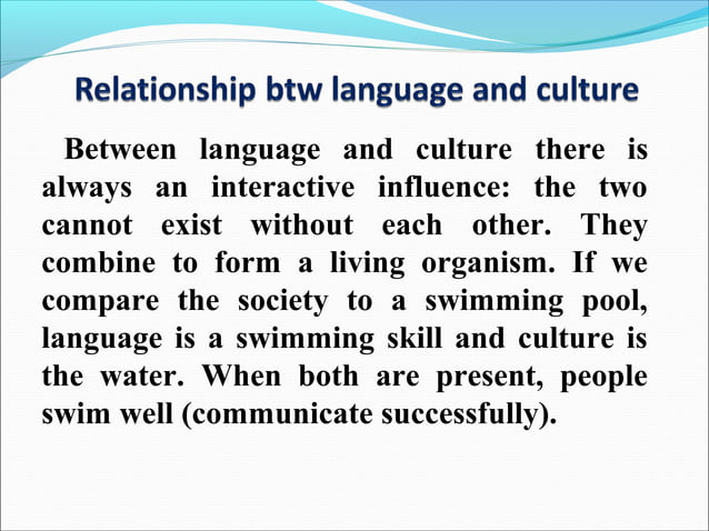 Language and culture | PPT