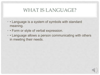 Language and culture, s w hypothesis | PPT