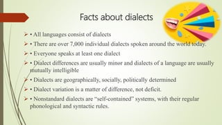Language and dialect | PPTX