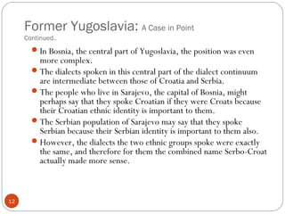 Language and ethnic group | PPT