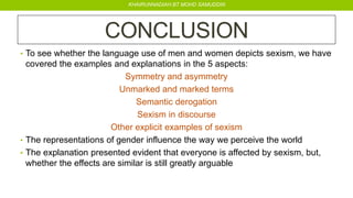 Language and gender | PPTX