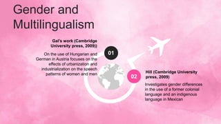 Language and gender part 2 | PPT