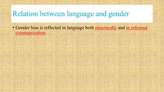 Language and gender | PPT