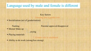 Language and gender | PPT