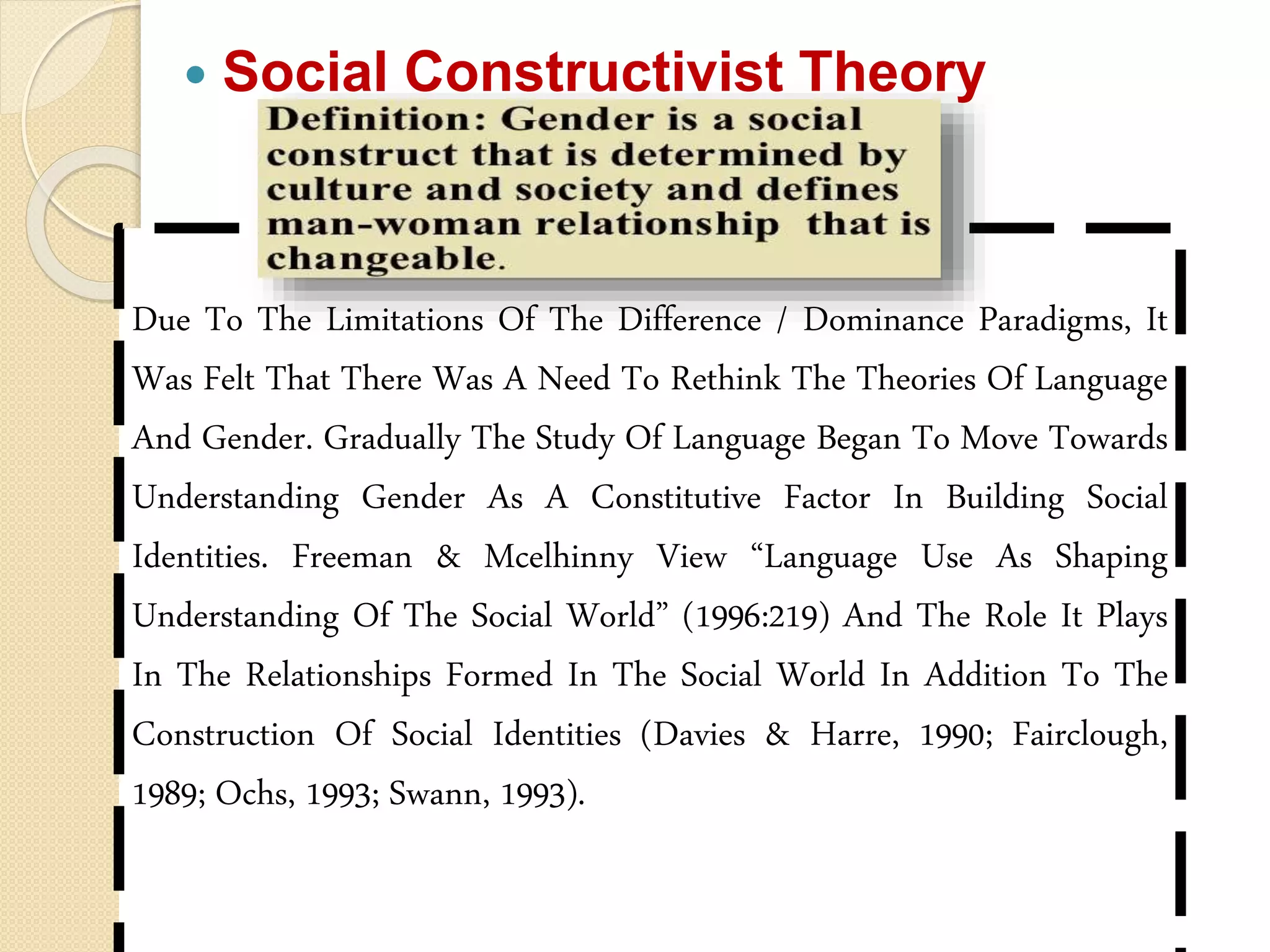Language and gender | PPTX