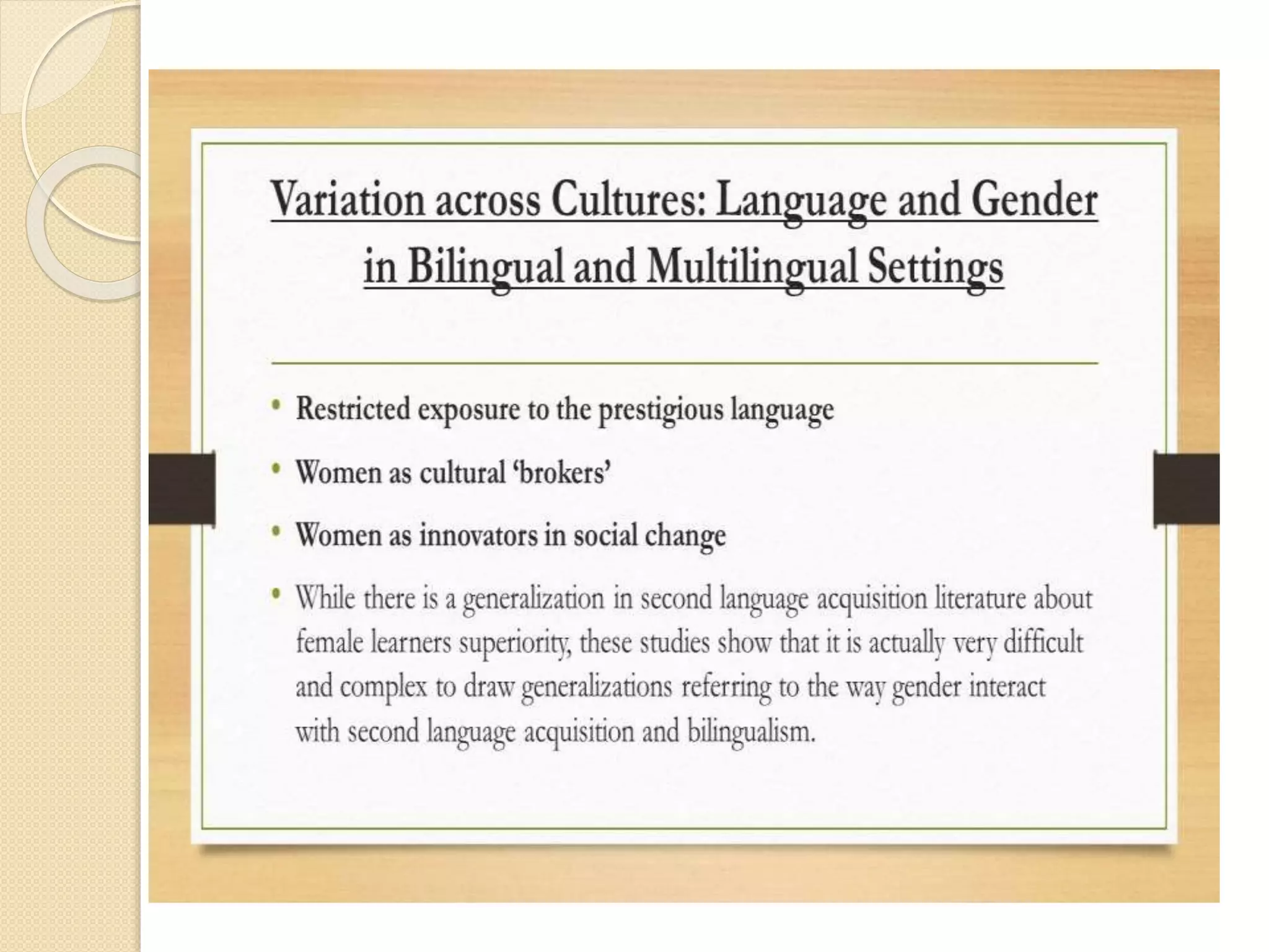 Language and gender | PPTX