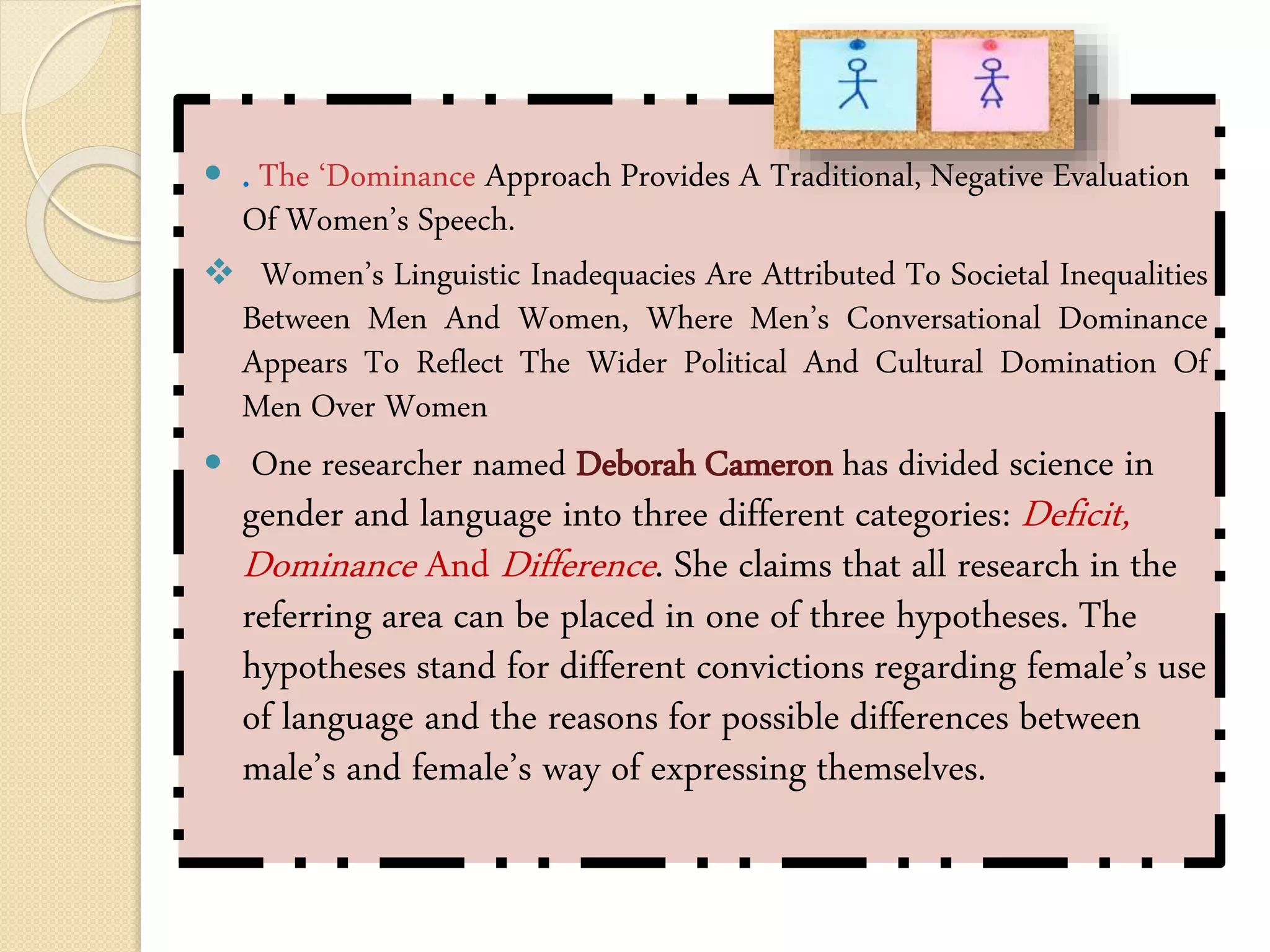Language and gender | PPTX