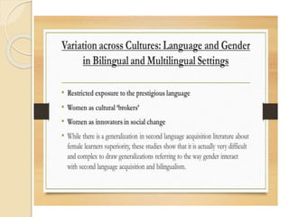 Language and gender | PPTX