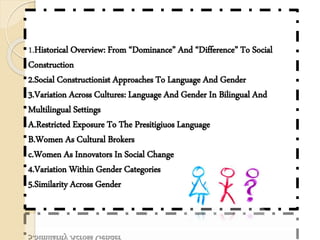 Language and gender | PPTX