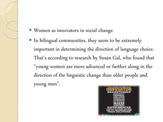 Language and gender | PPTX