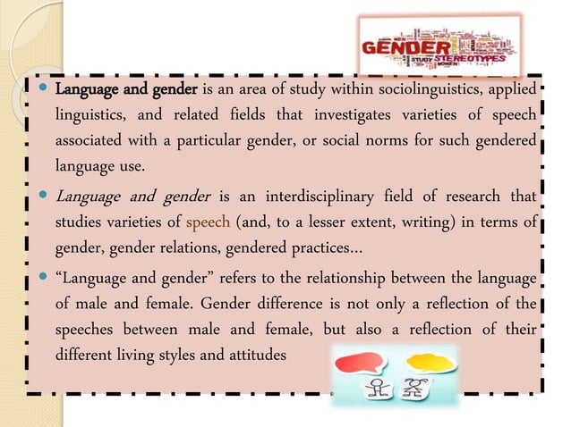 Language and gender | PPTX