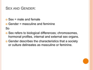 Language and gender presentation | PPTX