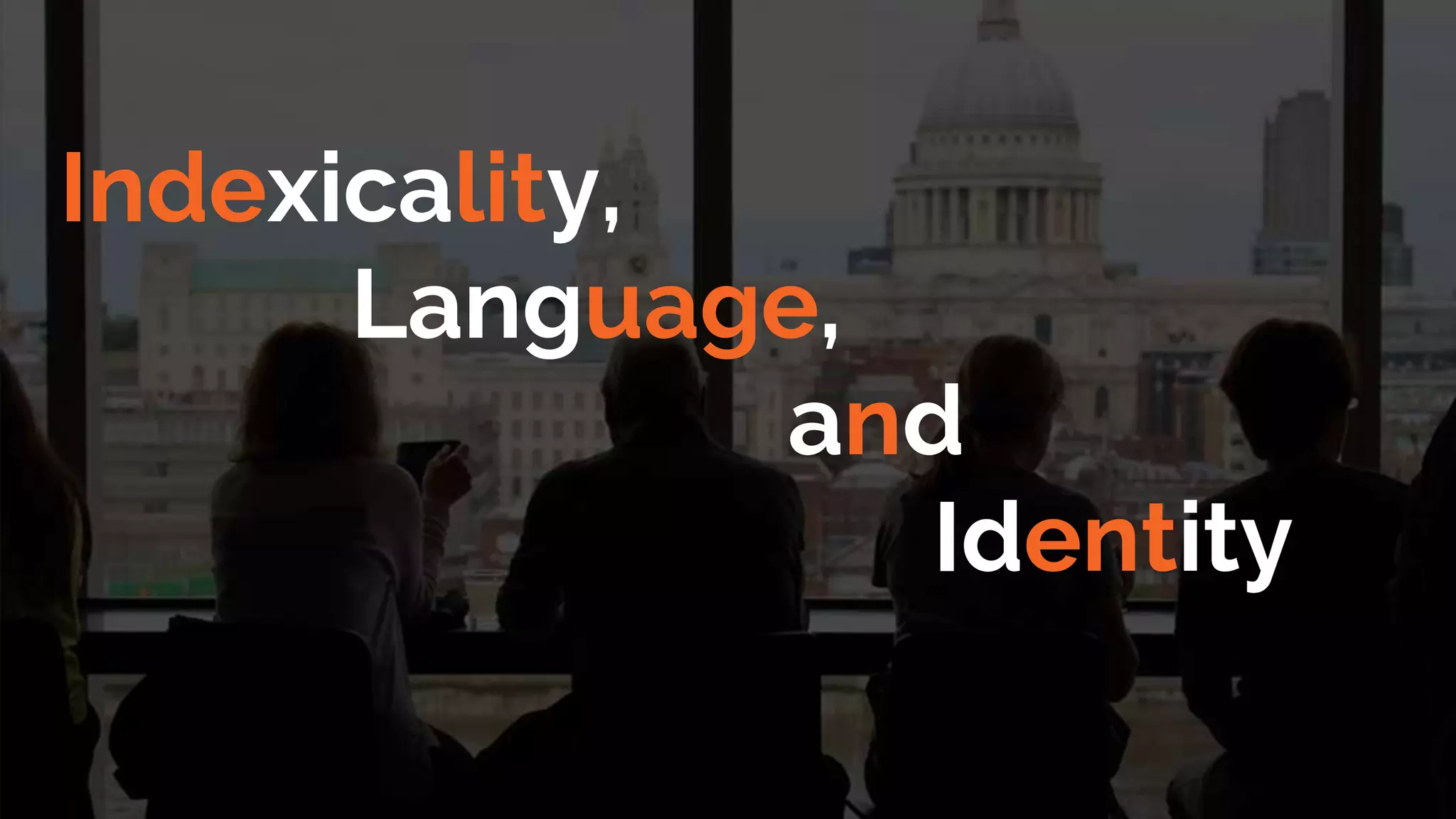 Sociolinguistics - Language and identity | PPTX